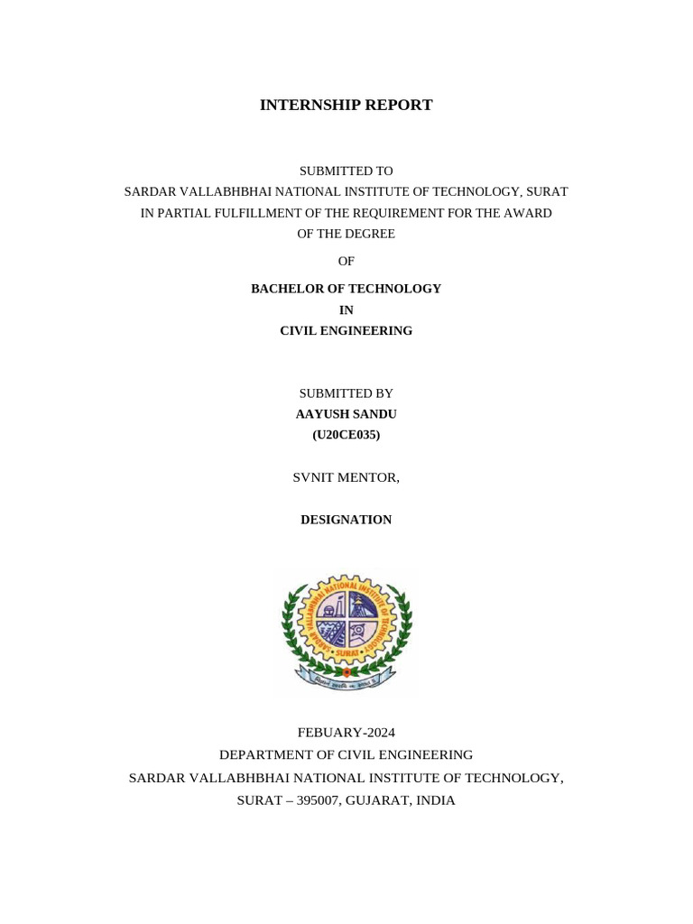 22_02_2024 - BTech_INTERNSHIP_Report_Format-1 | PDF | Imaging