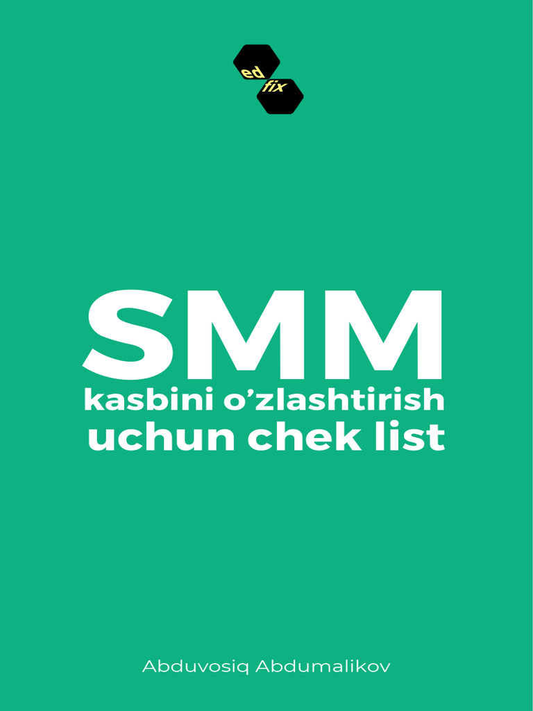 SMM Cheklist | PDF