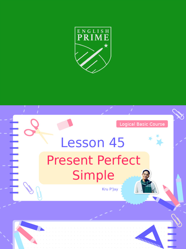 Logical Basic Lesson 45 Present Tense | PDF | Languages | Foreign Language Studies