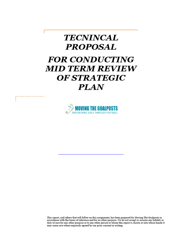 MTG Strategic Planning Technical Proposal | PDF | Strategic Planning ...