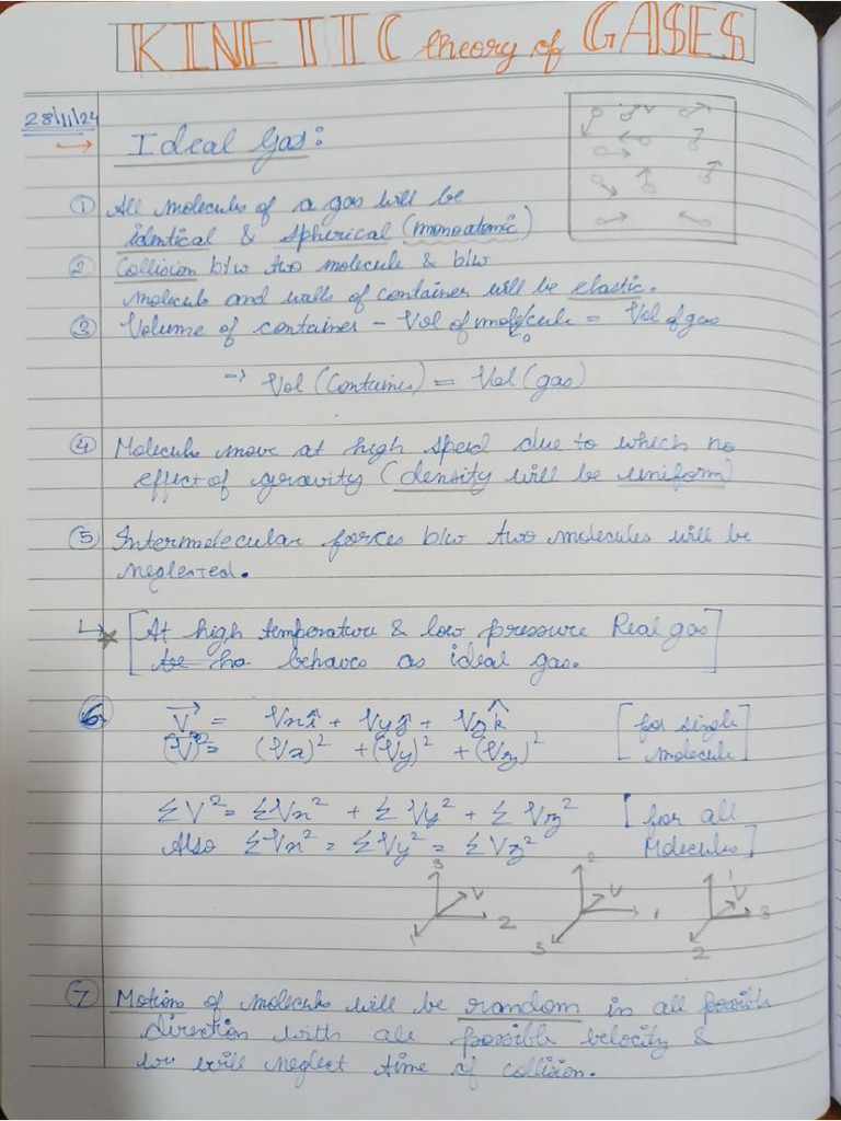 KTG Physics Class 11 | PDF