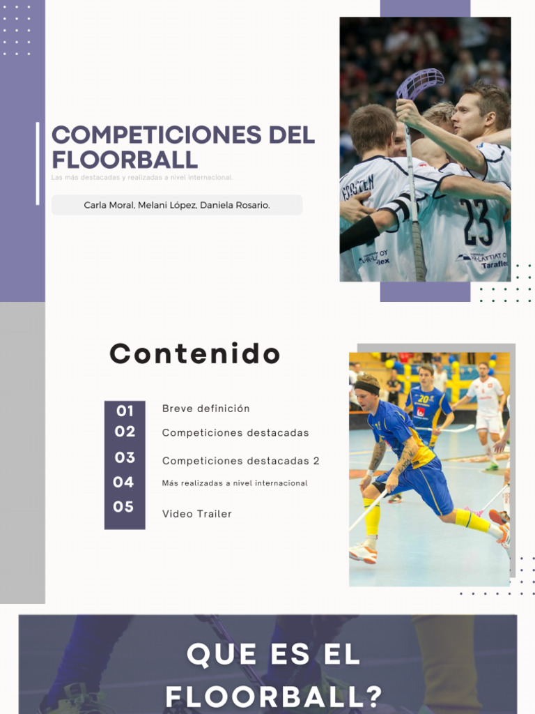 FLOORBALL Daniela Rosario, Carla Moral, Melani López. | PDF