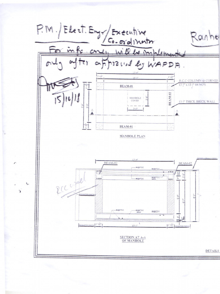 Frame Structure Manhol | PDF