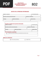 Formato Solicitud de Registro Civil | PDF | Política | Gobierno