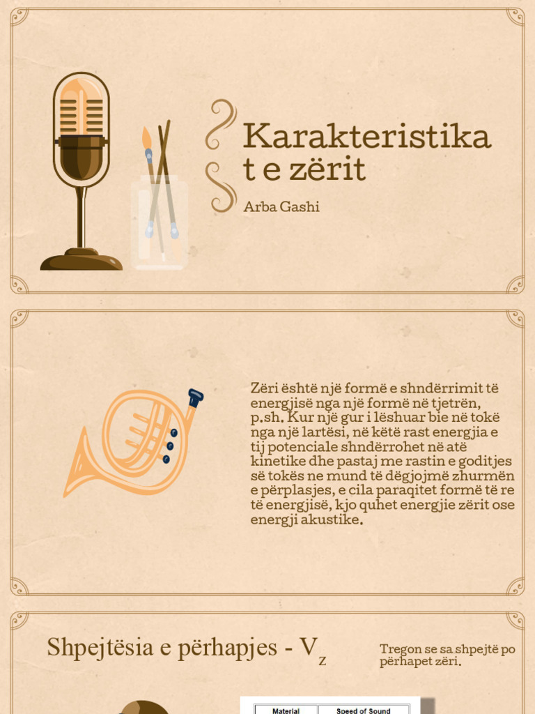 Karakteristikat e Zerit | PDF