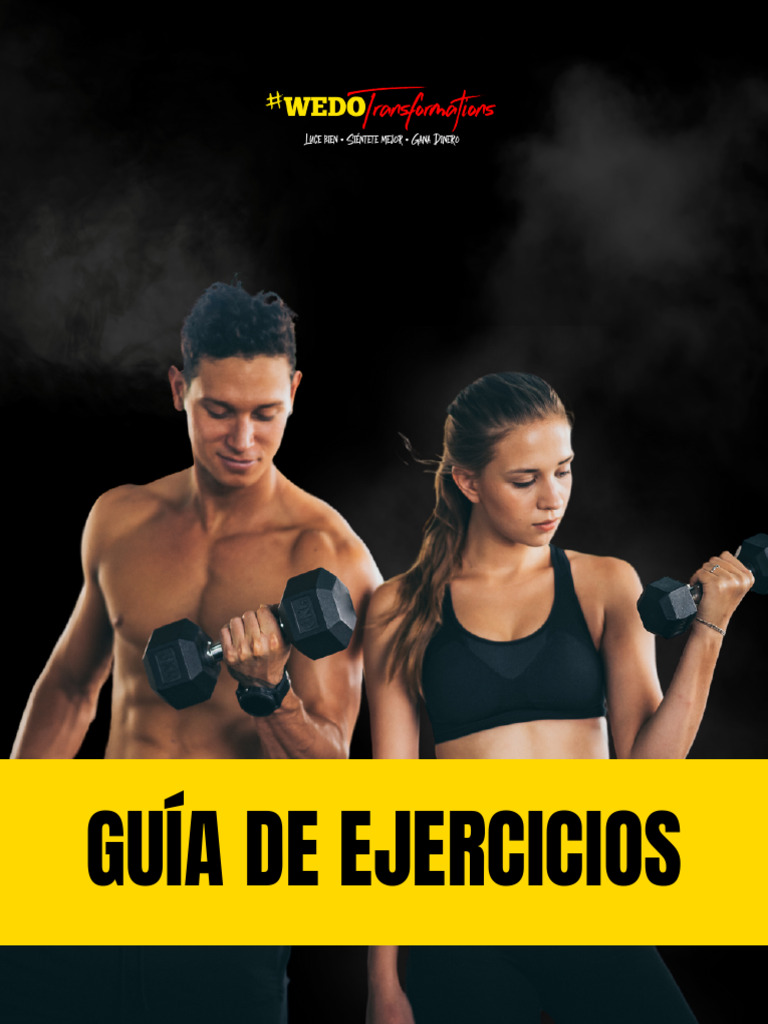 Guía de Ejercicios hombres wedo transformation | PDF | Nutrición ...