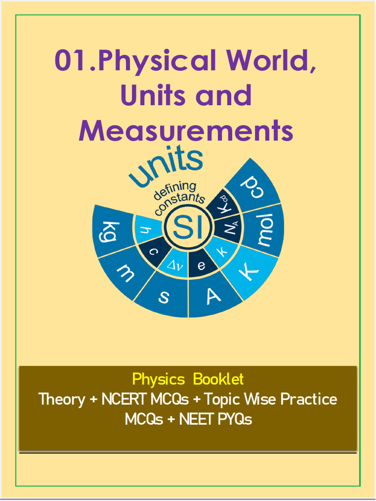 NEET Physics Prep Guide | PDF | International System Of Units | Force