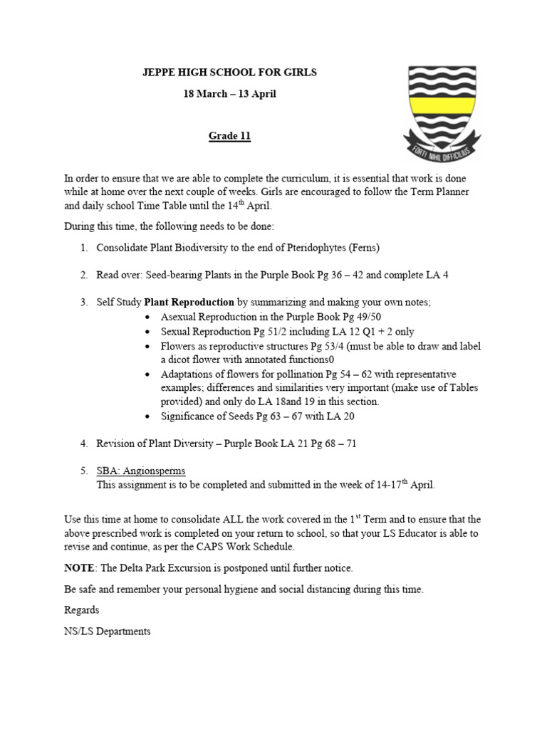 Grade 11 Life Science | PDF