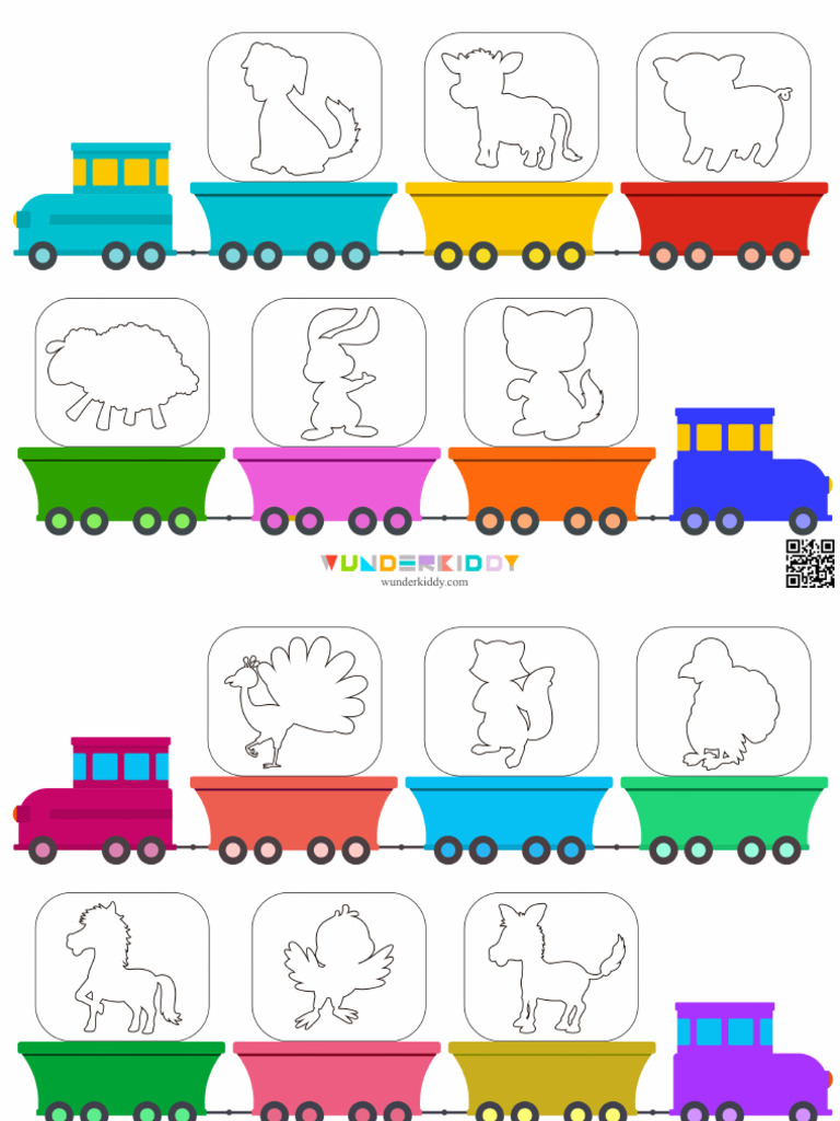 Wunderkiddy Animals Train 2 | PDF