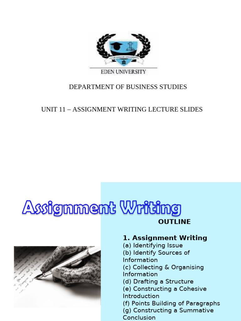 Unit 11 - Assignment Writing | PDF | Citation | Essays