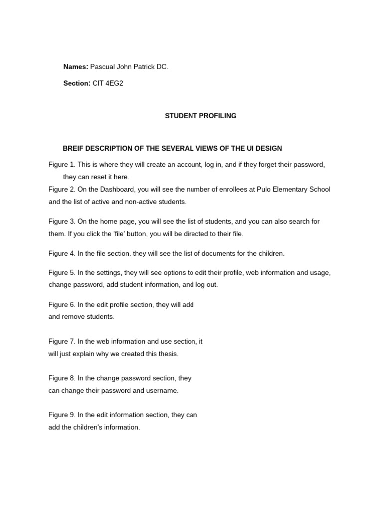 Student Profiling | PDF