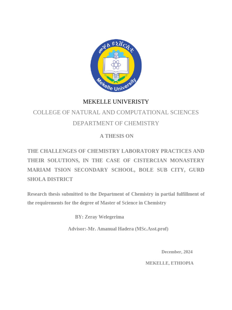 Zeray | PDF | Methodology | Science Education