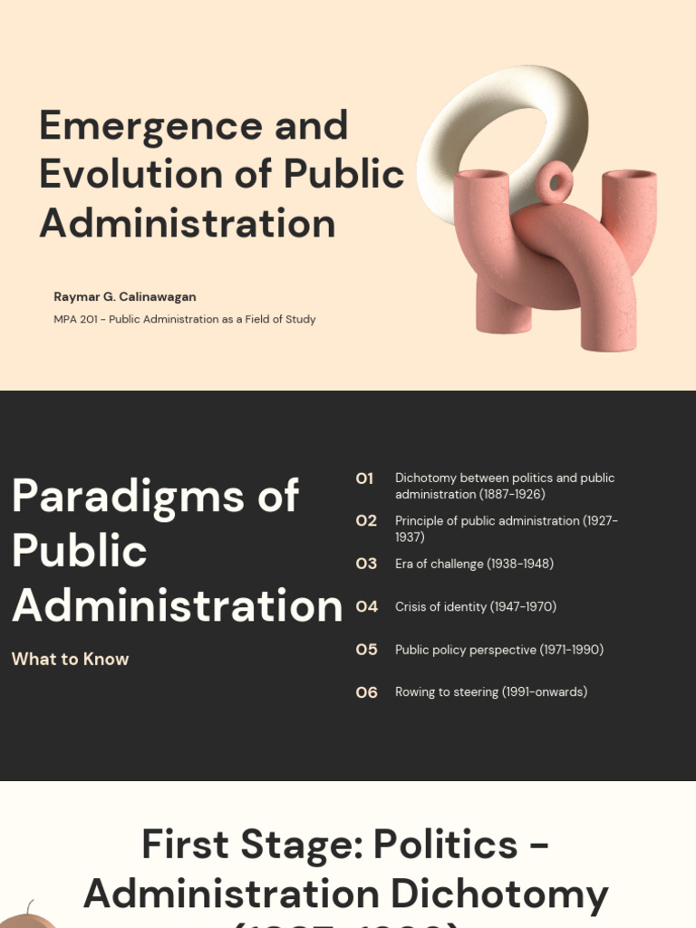 Evolution of Public Administration Stages | PDF | Public Administration ...