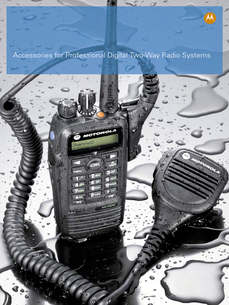 MOTOROLA MOTOTRBO Accessories Catalog | PDF | Ultra High Frequency ...