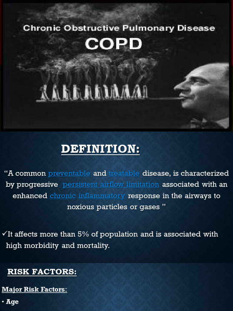 COPD lecture 2022 | PDF | Chronic Obstructive Pulmonary Disease | Exhalation