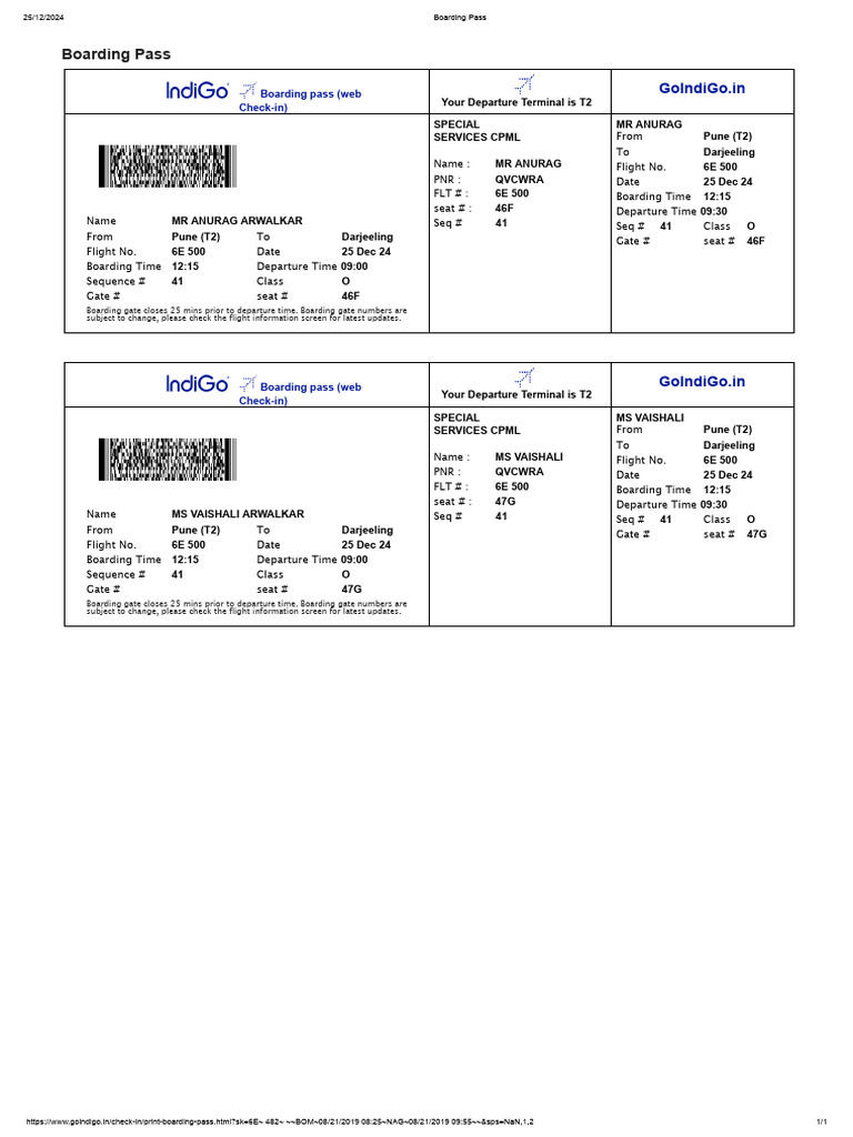Indigo Boarding Pass - Docx 3 | PDF | Aviation | Civil Aviation