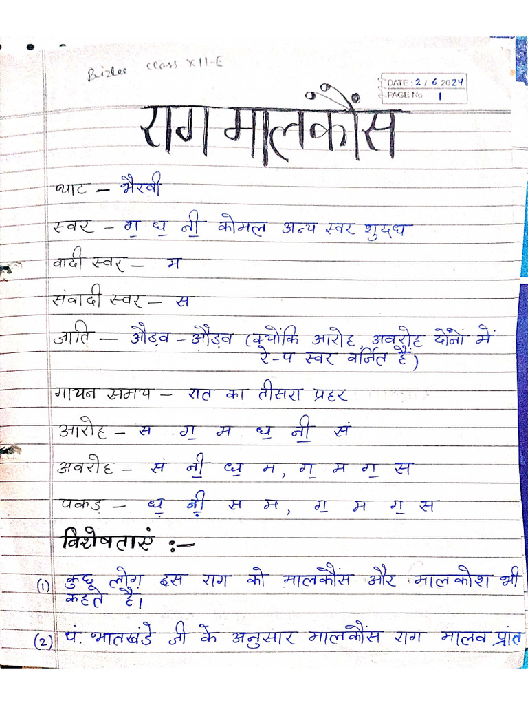 music practical file | PDF