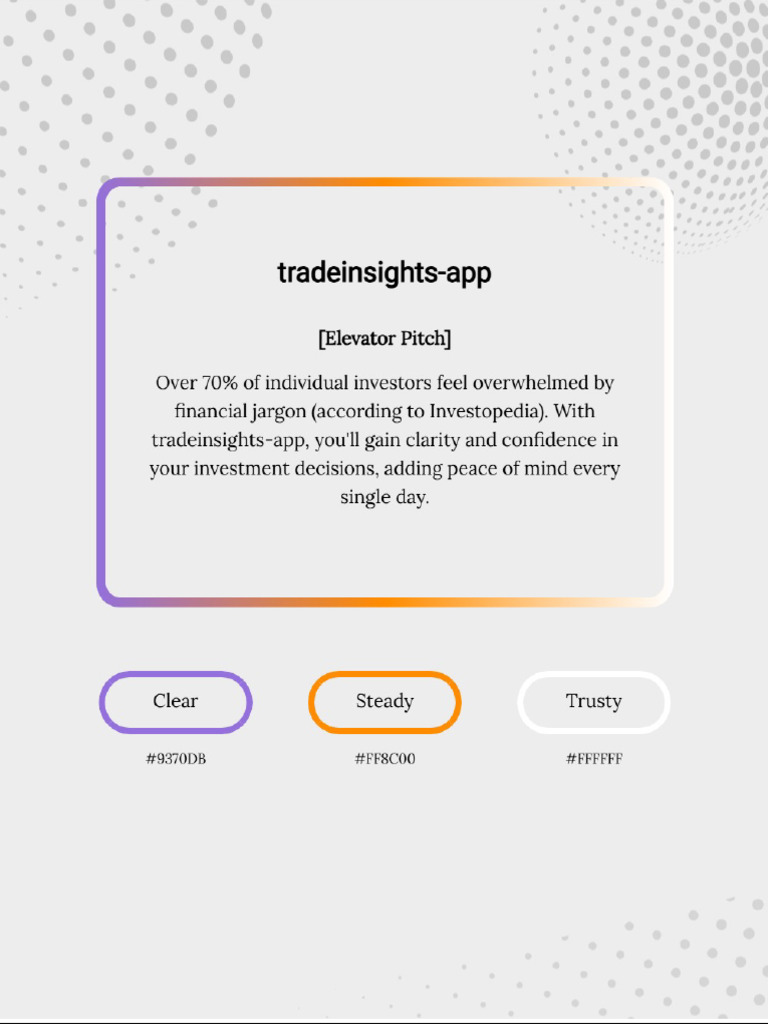 Brand Playbook Tradeinsights App | PDF | Investing | Economies