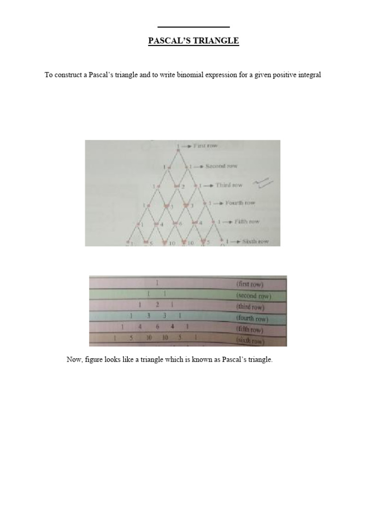 LAB ACTIVITIES-6 Pascal Triangles | PDF