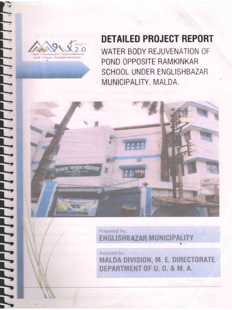 Water Body Rejuvination DPR | PDF | Civil Engineering | Structural ...