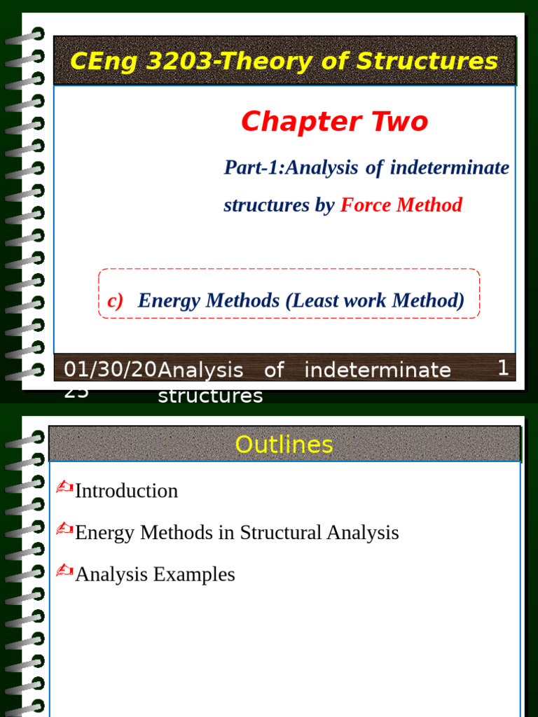 Chapter-2 Part-1 (Energy Method) | PDF | Deformation (Engineering ...