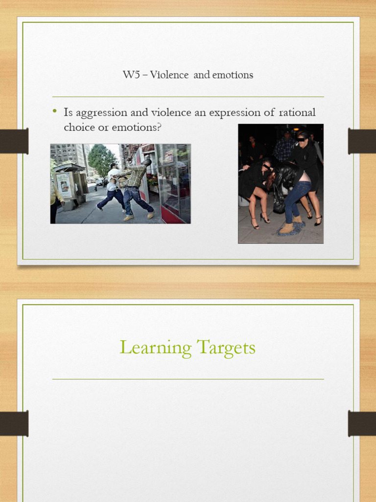 Understanding Violence and Emotions | PDF | Violence | Masculinity