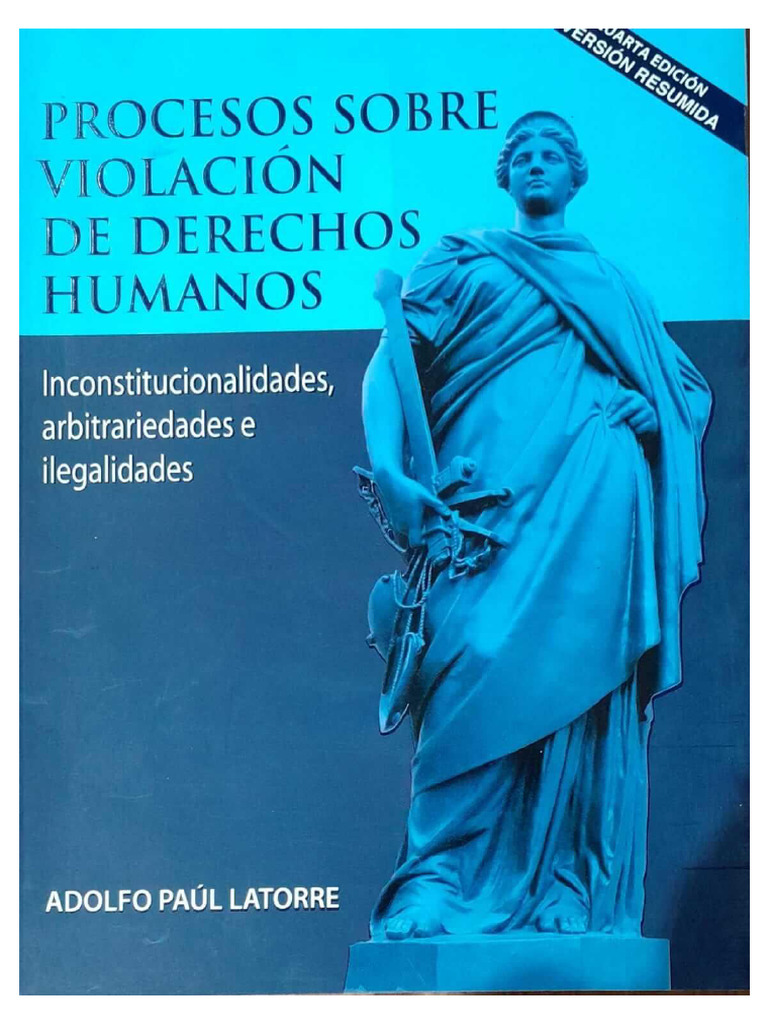 PROCESOS SOBRE VIOLACIÓN de derechos humanos Inconstitucionalidades ...
