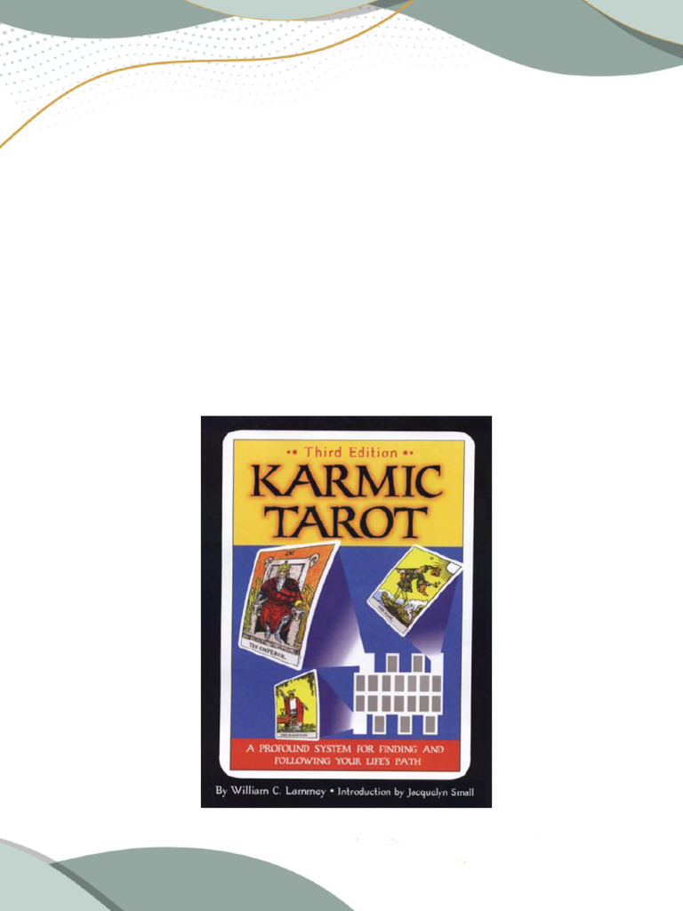 (Ebook) Karmic Tarot: A Profound System For Finding and Following Your Life's Path by William C ...