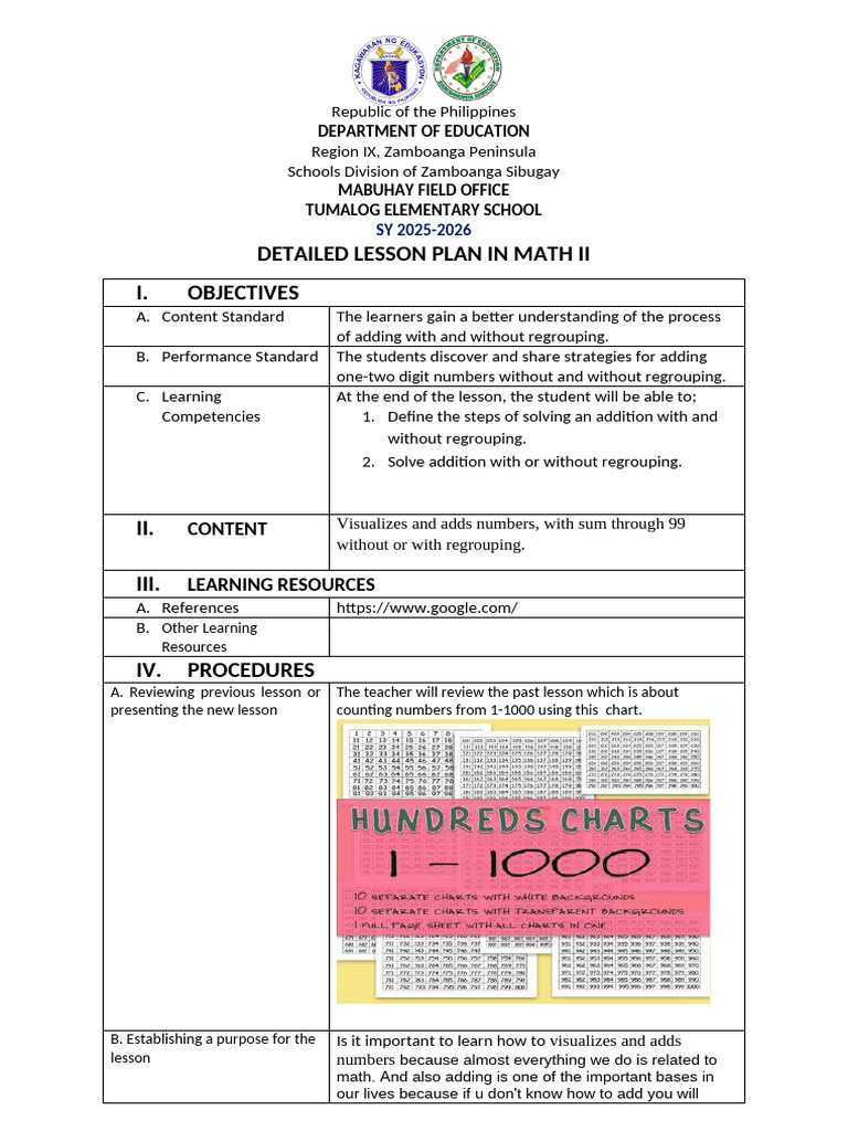DETAILED-LESSON-For-Grade-23RD Q MATH | PDF | Procedural Knowledge ...