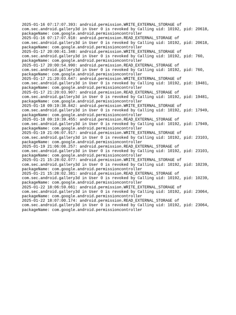 Perm Debug Info | PDF