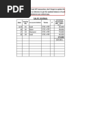 Cashing Up Sheet | PDF