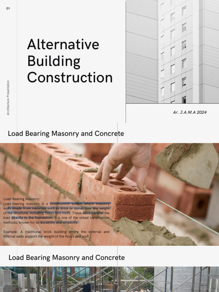 Alternative Building Construction | PDF | Framing (Construction) | Masonry