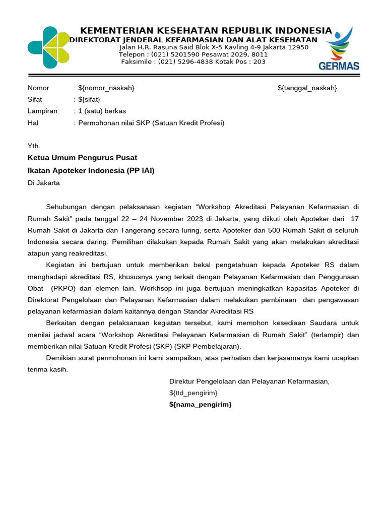 Permohonan Penilaian SKP IAI | PDF