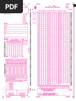 New Format TNPSC OMR Sheet - 2025 | PDF