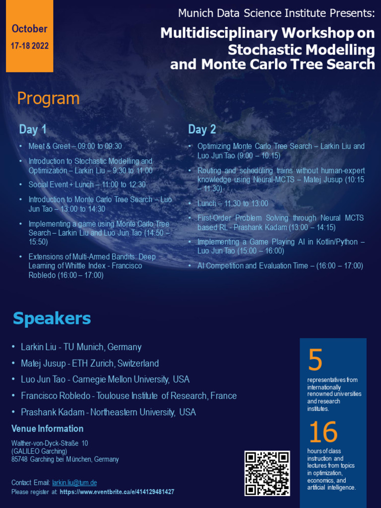 2022_09_06_MDSI-MCTS_workshop-poster-v3 | PDF | Computational Science ...