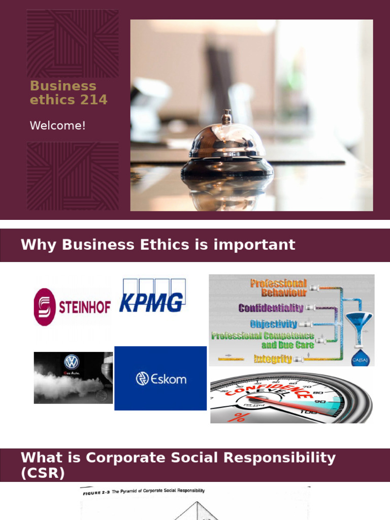 1. Introduction to ethics | PDF
