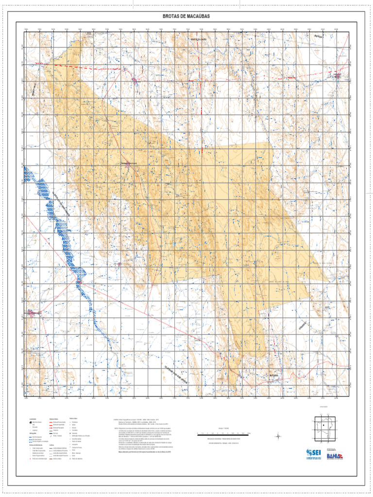 Mapa de Brotas de Macaúbas | PDF