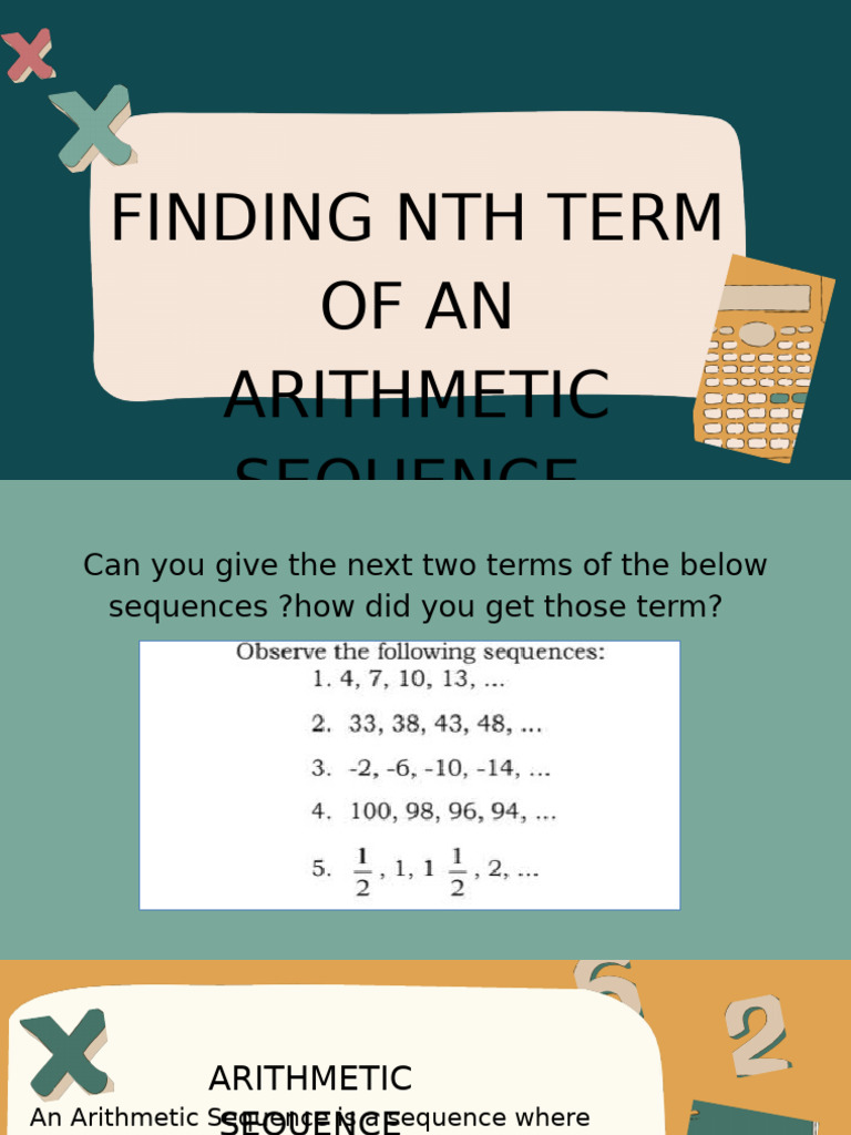 Finding Nth Term in Arithmetic Sequences | PDF