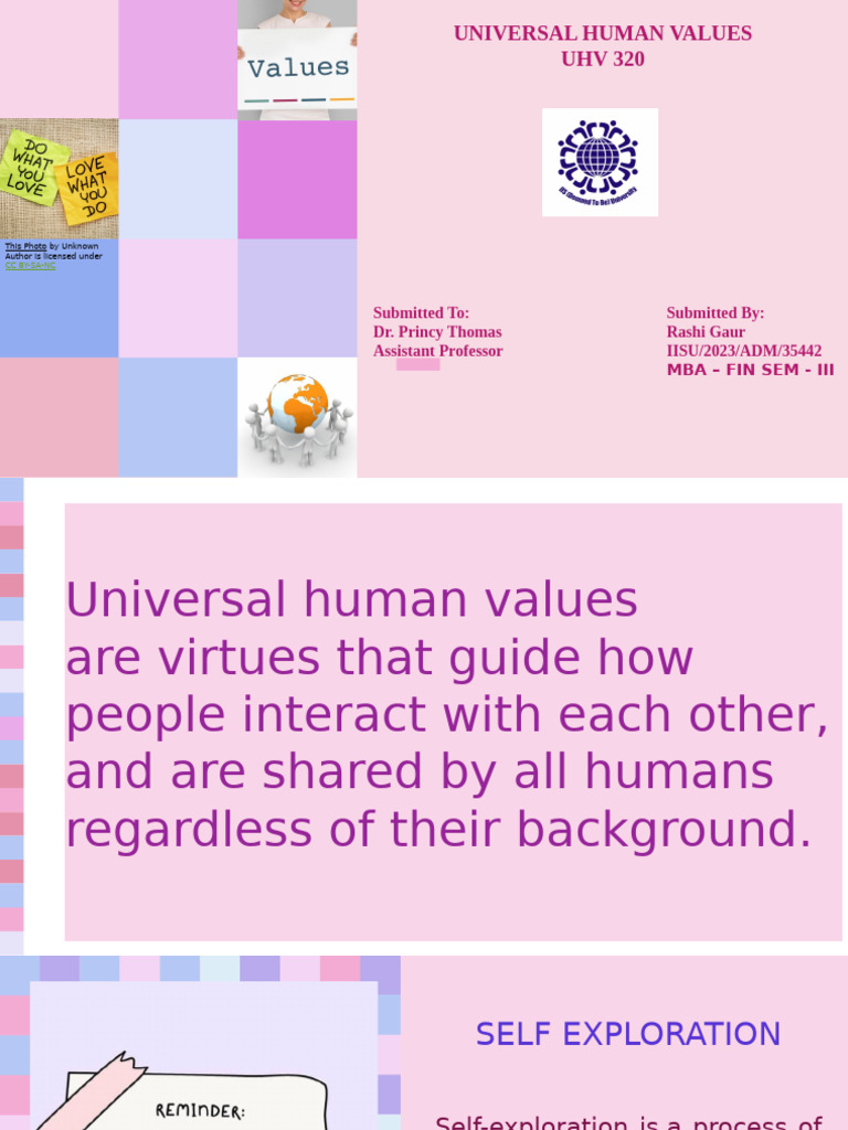 Universal Human Values Rashi | PDF | Psychology | Psychological Concepts