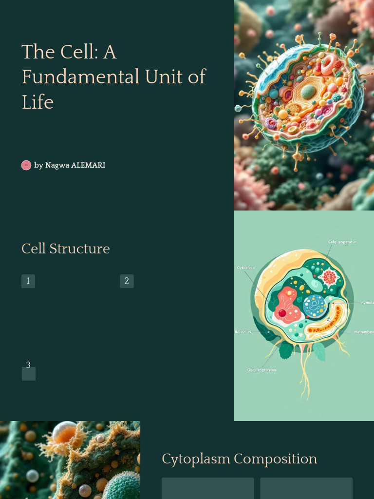 The Cell A Fundamental Unit of Life | PDF | Cell Signaling | Cell Membrane