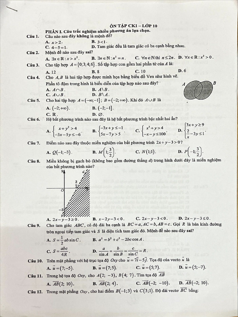 De On Tap KTCK I 2024-2025 - So 3 | PDF