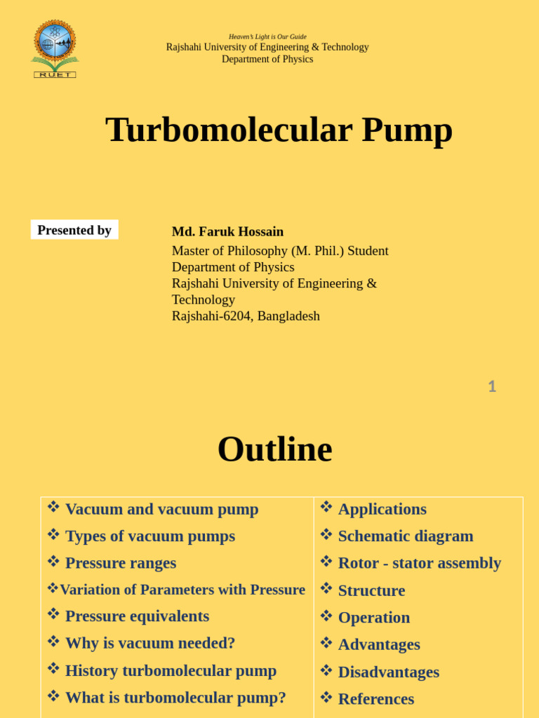 Turbo Final | PDF | Vacuum | Pressure