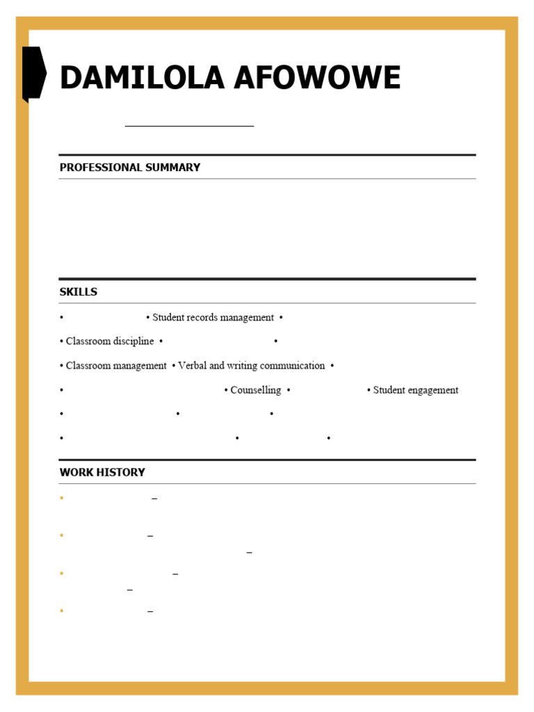 Damilola Afowowe CV | PDF