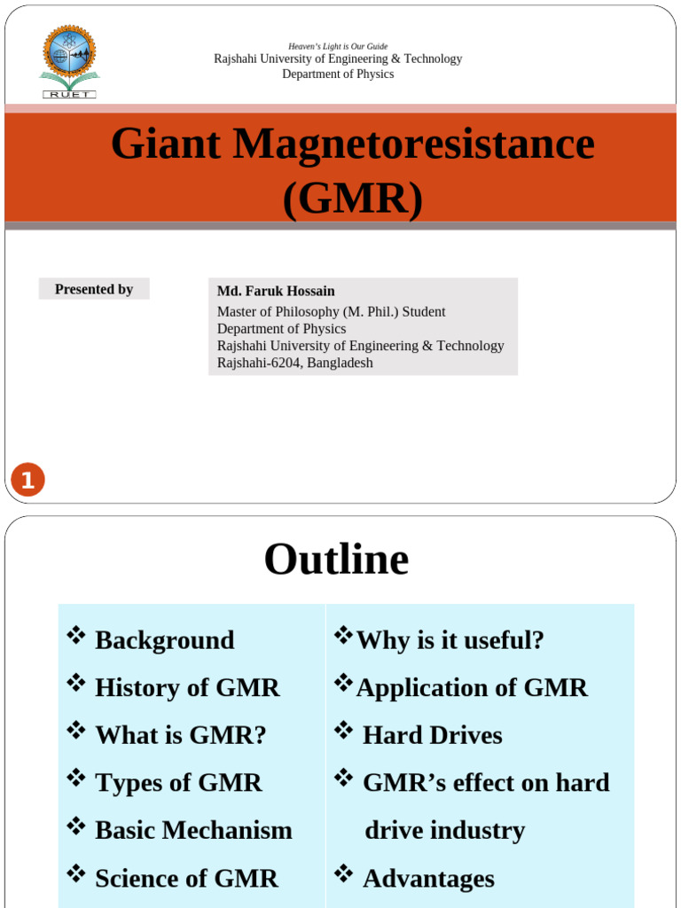 GMR | PDF | Hard Disk Drive | Electromagnetism