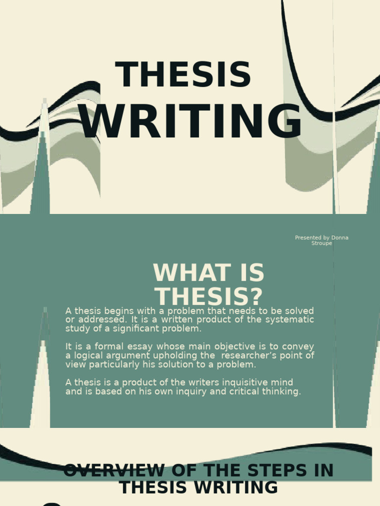 Green Modern Thesis Defense Presentation | PDF | Thesis | Methodology