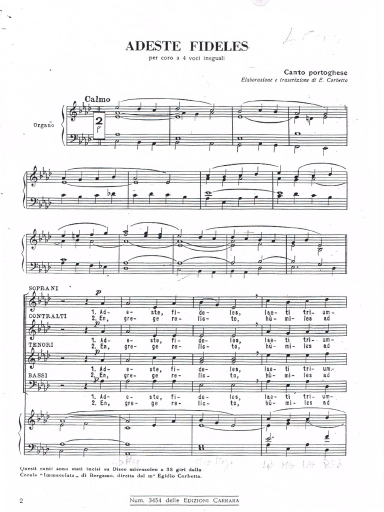 Adeste Fideles | PDF