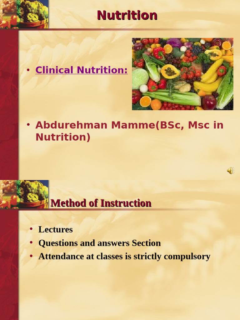 Introduction to Clinical Nutrition | PDF | Dietitian | Medical Diagnosis