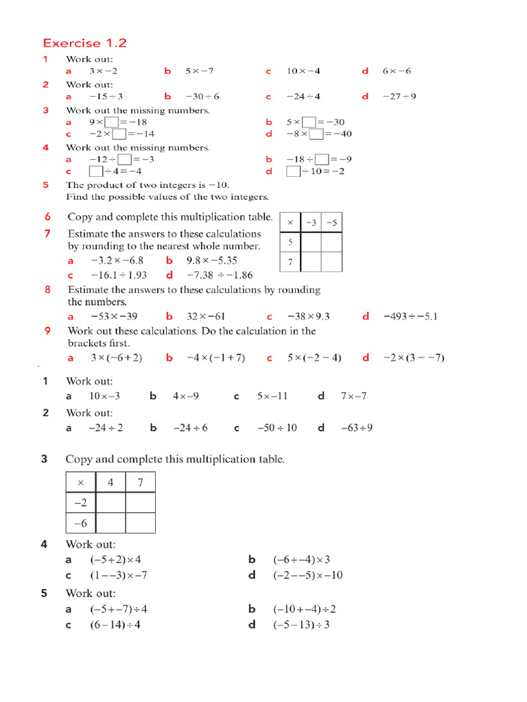 Maths 1 | PDF