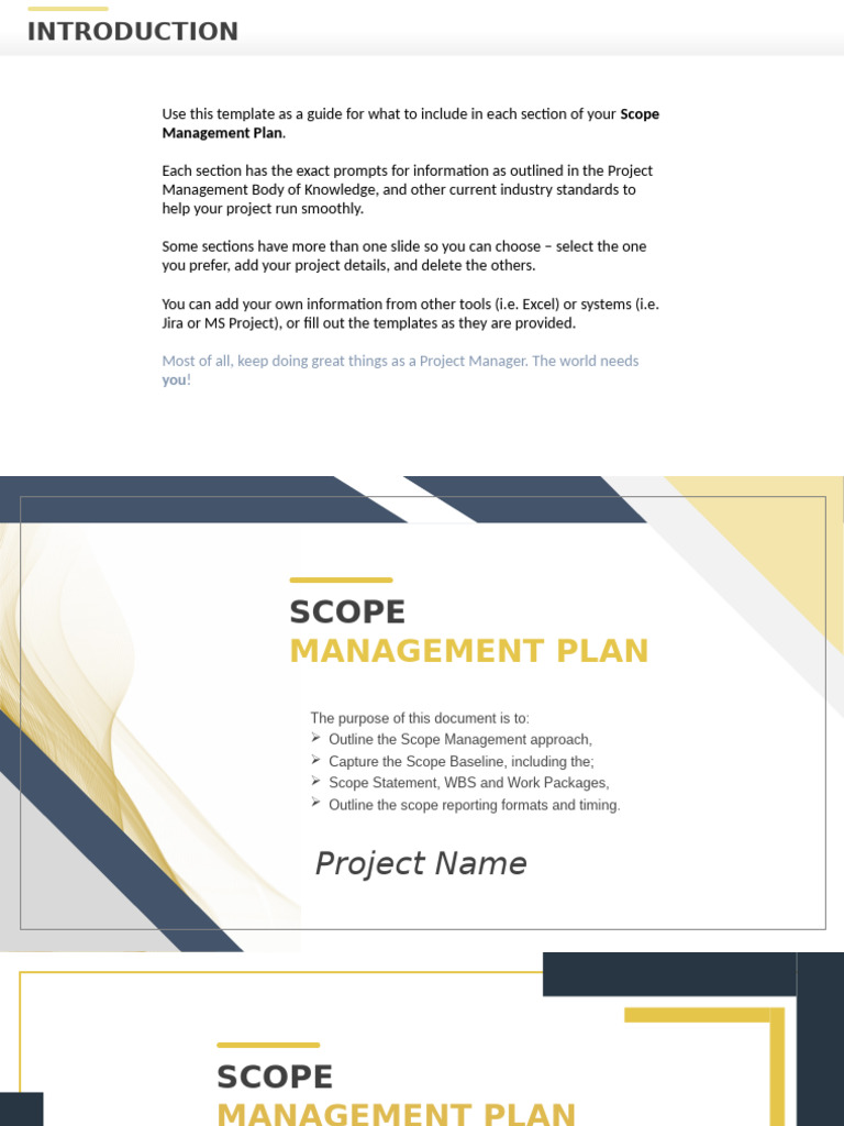 03 Scope Management Plan | PDF | Business