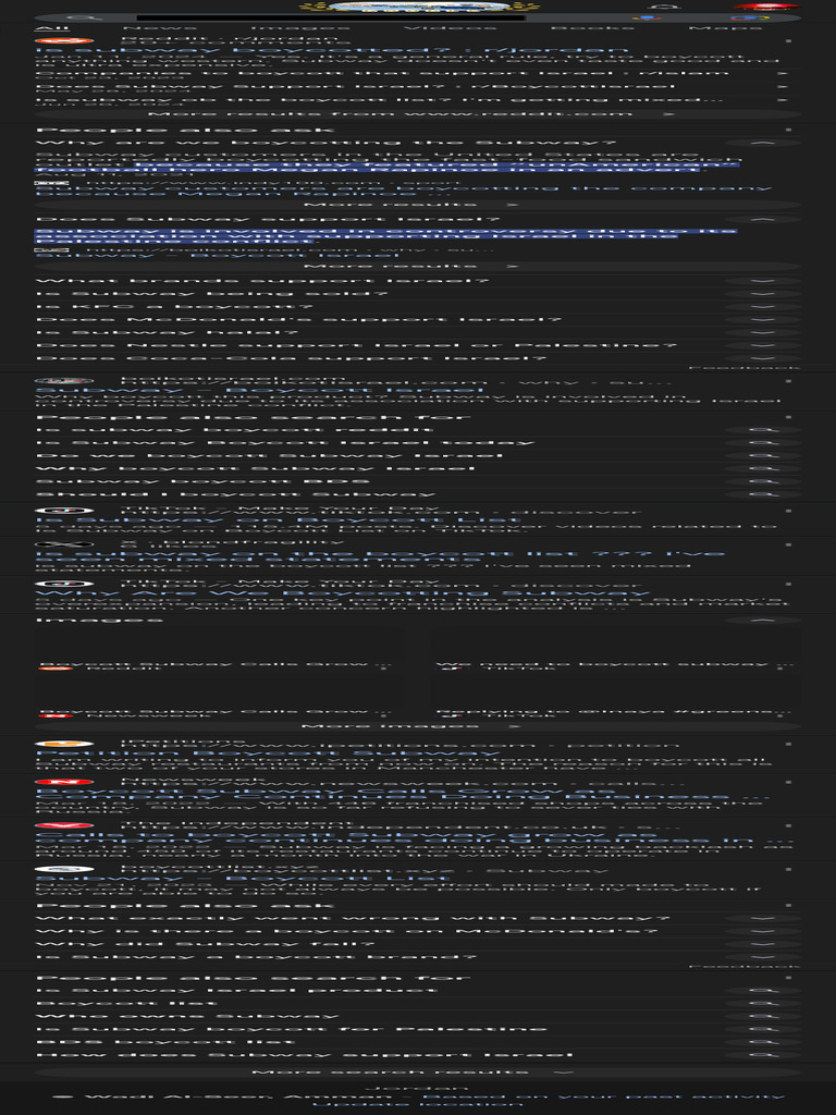 Is Subway Boycott - Google Search | PDF | Fast Food